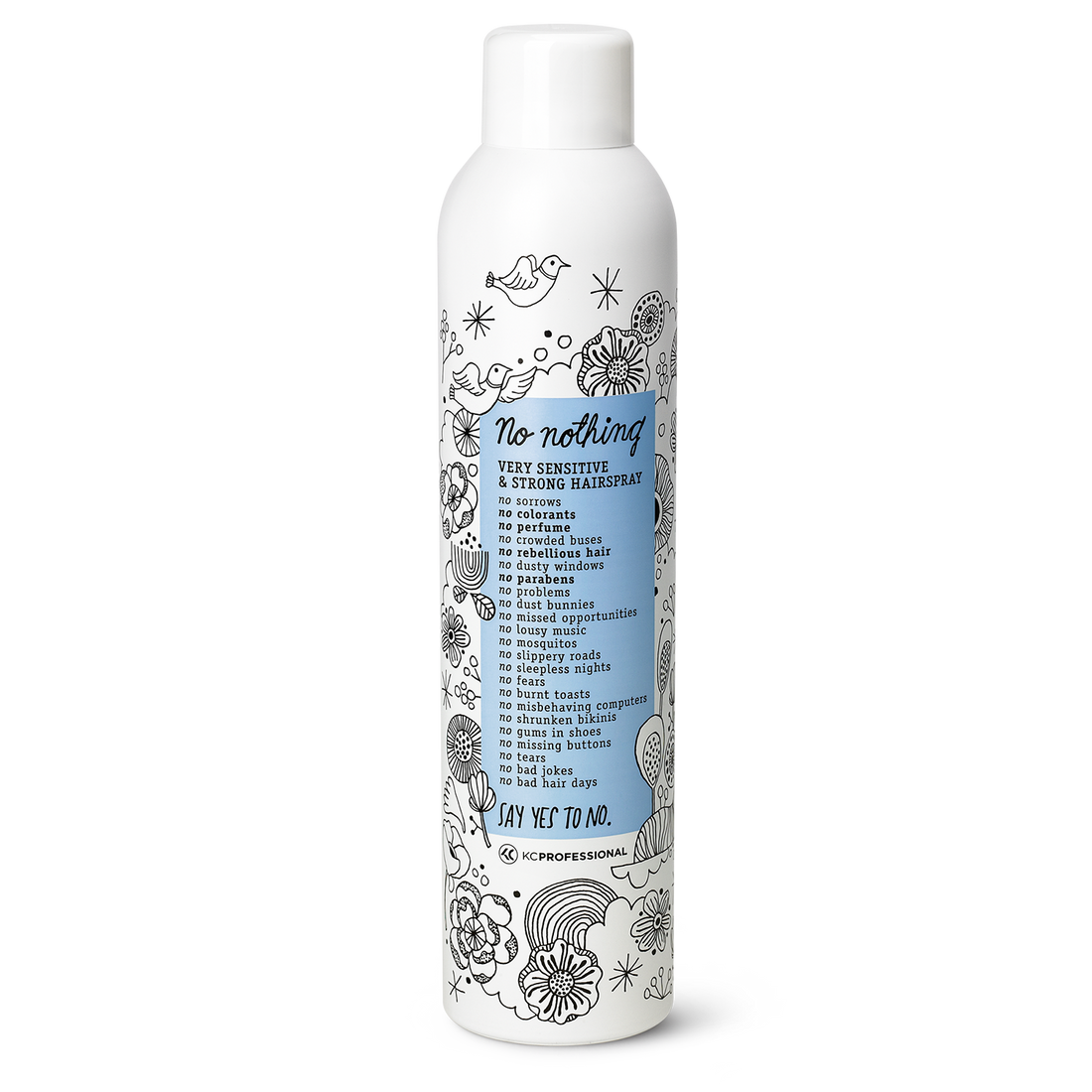 Fragrance Free Hair Strong Hairspray – No Nothing Very Sensitive