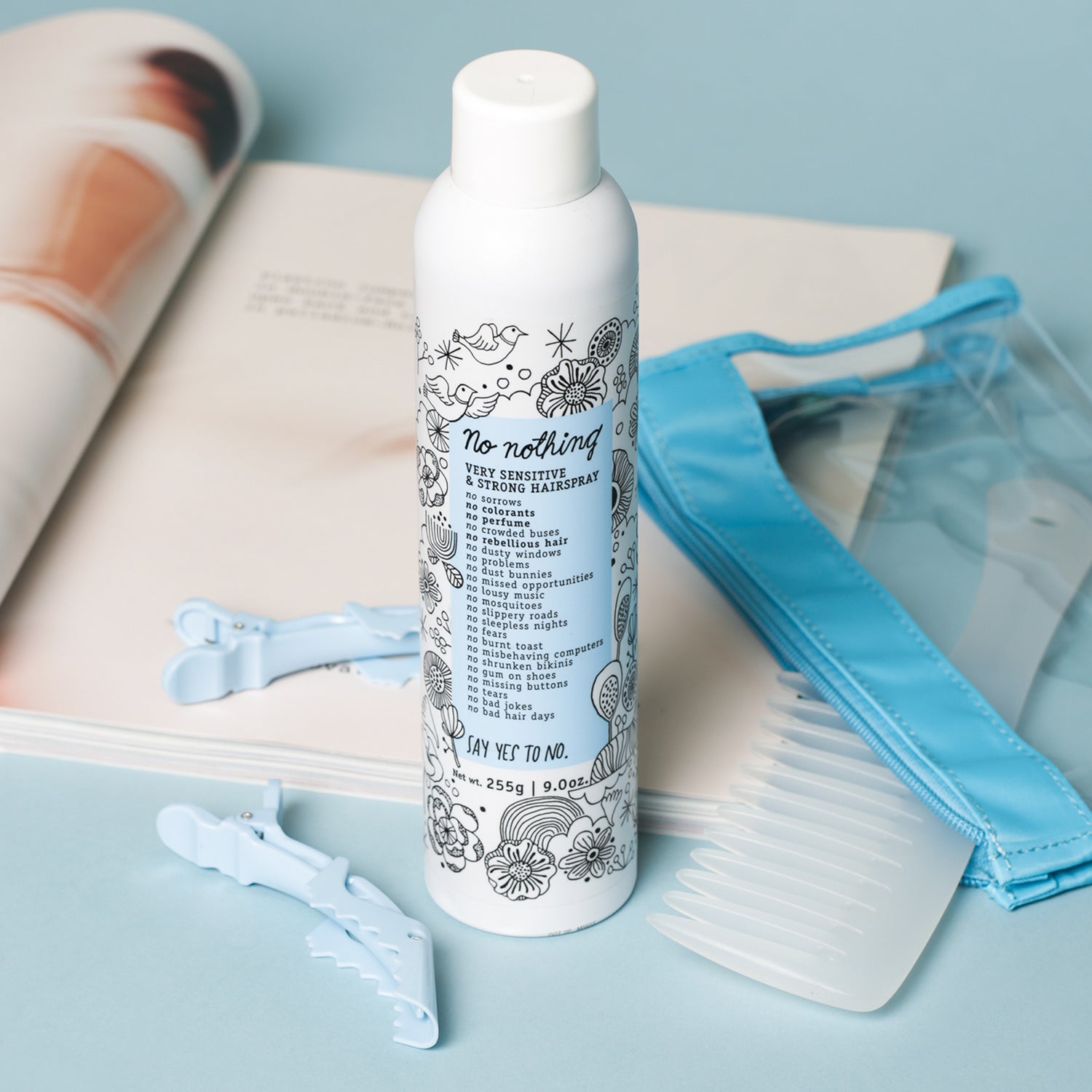 Fragrance Free Hair Strong Hairspray – No Nothing Very Sensitive
